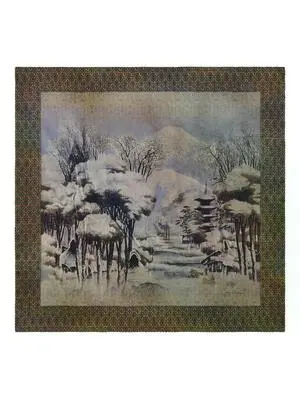 PIERRE-LOUIS MASCIA Landscape-print Scarf