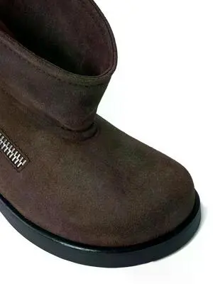 JW Anderson Suede Ankle Boots - Brown
