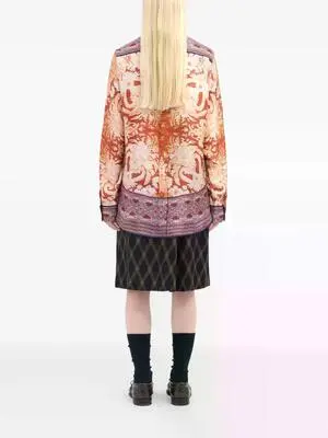 PIERRE-LOUIS MASCIA Paisley-print Long-sleeve Shirt