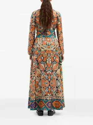 PIERRE-LOUIS MASCIA Geometric-pattern Maxi Dress