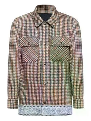 PIERRE-LOUIS MASCIA Houndstooth Trimmed Jacket