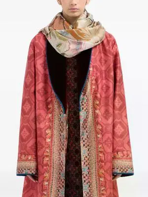PIERRE-LOUIS MASCIA Floral-pattern Rectangular-shape Scarf