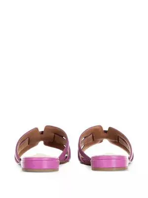 BIBI LOU Leather Flat Sandals - Pink