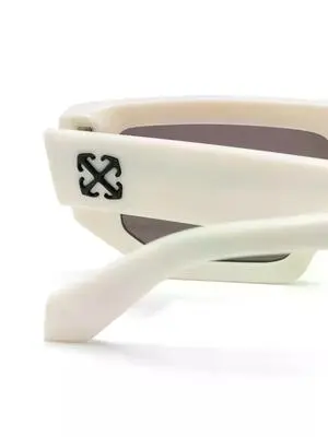 Off-White Logo-plaque Sunglasses