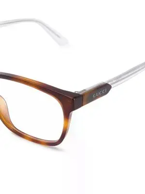Gucci Rectangular-frame Glasses