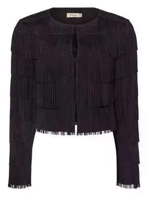 TEMPERLEY LONDON Fringed Layered Jacket