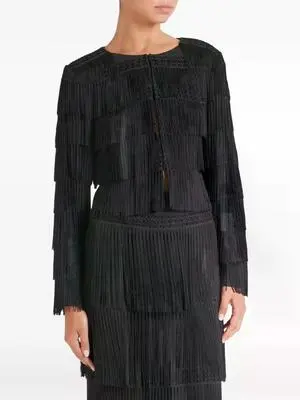 TEMPERLEY LONDON Fringed Layered Jacket
