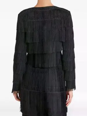 TEMPERLEY LONDON Fringed Layered Jacket