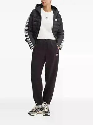 Adidas Three-stripe Hooded Puffer Jacket