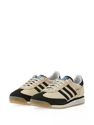 Adidas Three-stripe Leather Sneakers