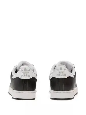 Adidas Shell-toe Three-stripe Sneakers - Black