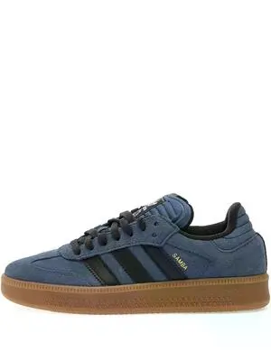 Adidas Samba Three-stripe Trainers - Blue