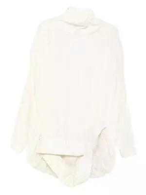 JEAN PAUL GAULTIER High-neck Pleated Top
