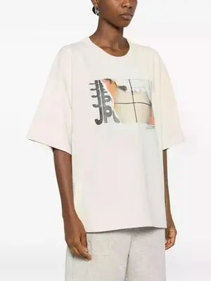 JEAN PAUL GAULTIER Graphic-print T-shirt - Neutrals
