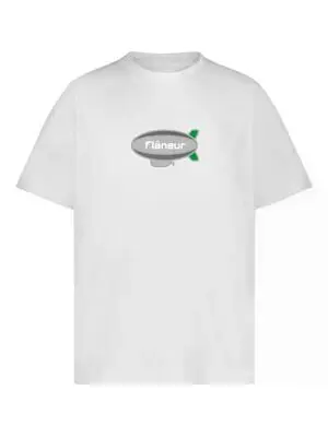FLANEUR Zeppelin-logo T-shirt