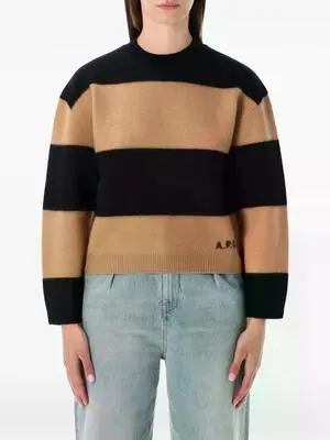 A.p.c. Striped Knitwear For Women