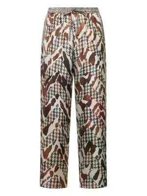 PIERRE-LOUIS MASCIA Houndstooth-pattern Trousers