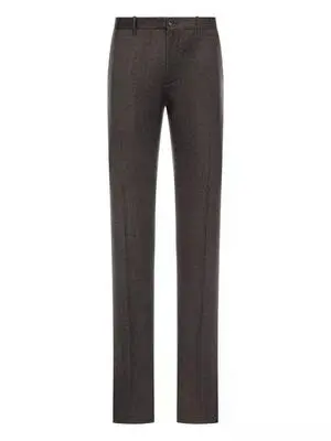 Incotex Wool Trousers - Brown