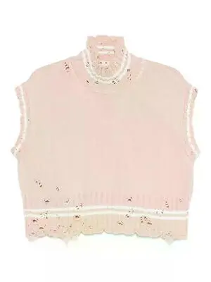 Marni High-neck Sleeveless Top - Pink