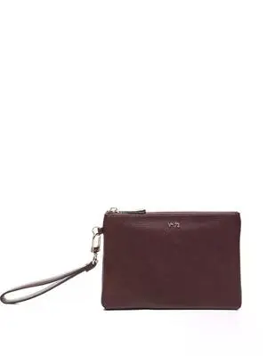 V°73 Logo Lettering Clutch - Brown