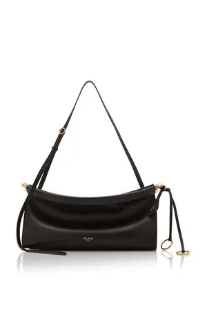 Alaïa Le Click Medium Nubuck Shoulder Bag - Brown