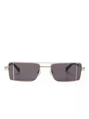 Off-White Rectangle-frame Sunglasses - Gold