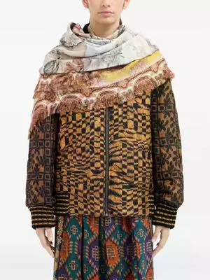 PIERRE-LOUIS MASCIA Floral-paisley Print Fringed Scarf