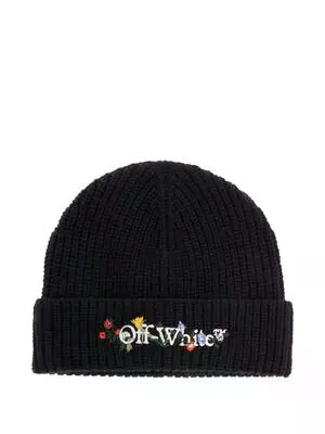 Off-white Beanie Hats For Women