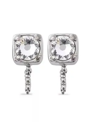 JIL SANDER Chain-detail Stud Earrings - Silver