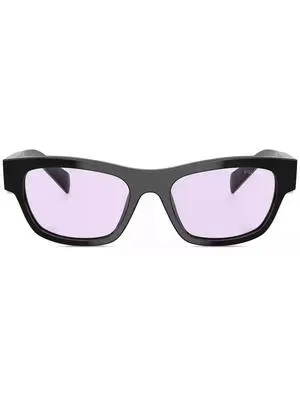 Prada Rectangle-frame Sunglasses - Black