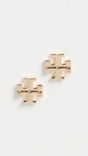 Tory Burch Icon Stud Earrings - Tory Gold