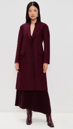 Harris Wharf London Chester Pressed Wool Coat
