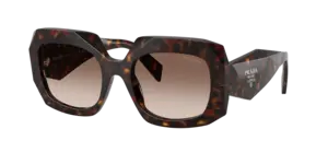Prada Oval Frame Sunglasses - Brown Gradient