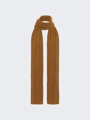 THE ROW Amos Wool Scarf Fawn - Tan