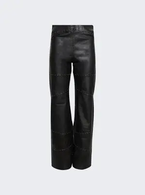 GRACE FAENA The Monarch Leather Pants