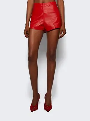 GRACE FAENA Leather Short