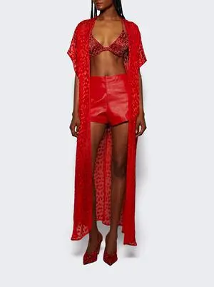 GRACE FAENA Leather Short