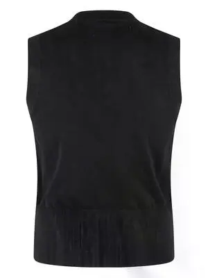 SEMICOUTURE V-neck Cotton Vest