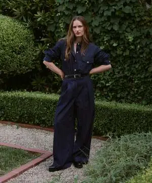 Jenni Kayne Denim Newport Trouser - Blue