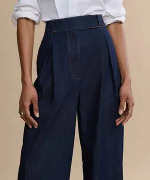 Jenni Kayne Denim Newport Trouser - Blue