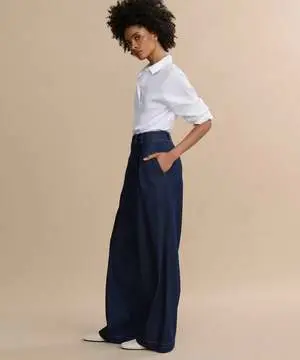 Jenni Kayne Denim Newport Trouser - Blue