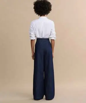 Jenni Kayne Denim Newport Trouser - Blue