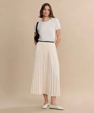 Jenni Kayne Leather Elodie Flat - White