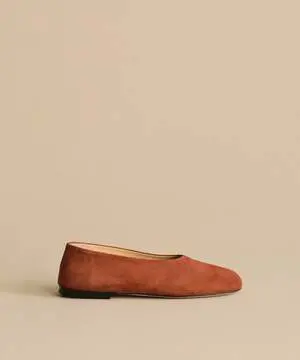 Jenni Kayne Suede Elodie Flat Saddle