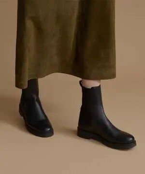 Jenni Kayne Leather Alden Chelsea Boot - Black