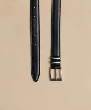 Jenni Kayne Leather Danner Belt - Black