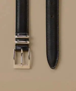 Jenni Kayne Leather Danner Belt - Black