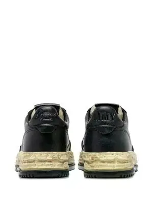 AUTRY X Maison Mihara Yasuhiro Medalist Low Leather Sneakers - Black
