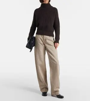 SLVRLAKE Tess High-rise Wide-leg Jeans