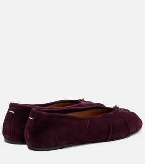 MAISON MARGIELA Tabi Suede Ballet Flats